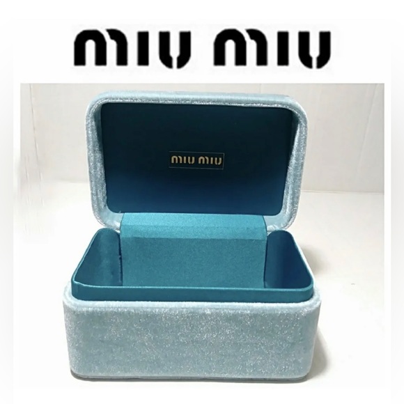 Miu Miu | Storage & Organization | Miu Miu Velvet Storage Box Cosmetic ...